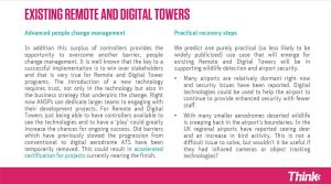 REMOTE AND DIGITAL TOWER OPERATIONS - Think Research